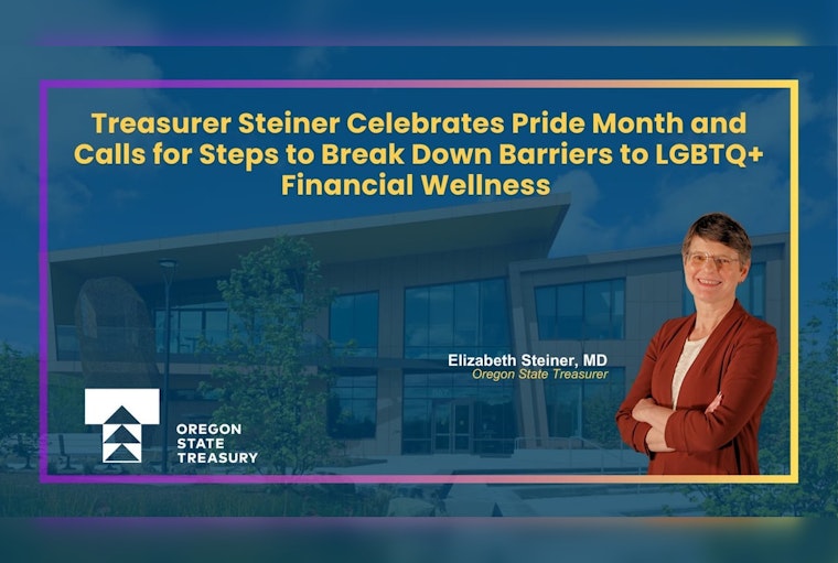 Oregon State Treasurer Elizabeth Steiner Advocates for LGBTQ+