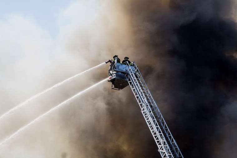Over 250 Firefighters Battle Major Blaze at Crown Recycling Facility