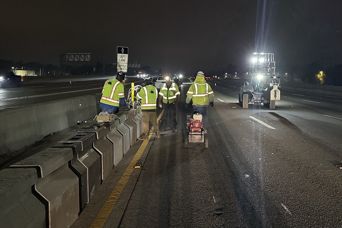 Overnight Lane Closures on 405 Freeway Through Sepulveda Pass Begin