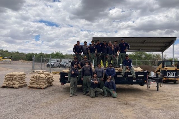 Pinal County Provides Waste Containers and Sandbags to Aid Cody Fire