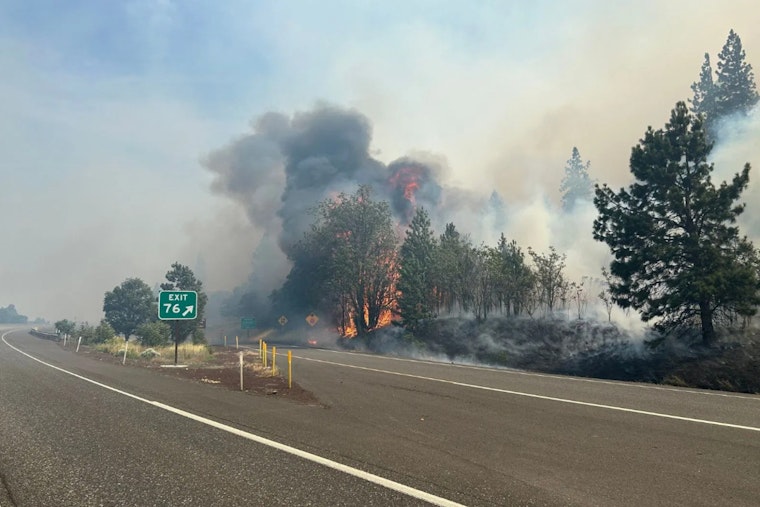 Rowena Fire Ravages The Dalles Area, 49 Homes Destroyed, Thousands