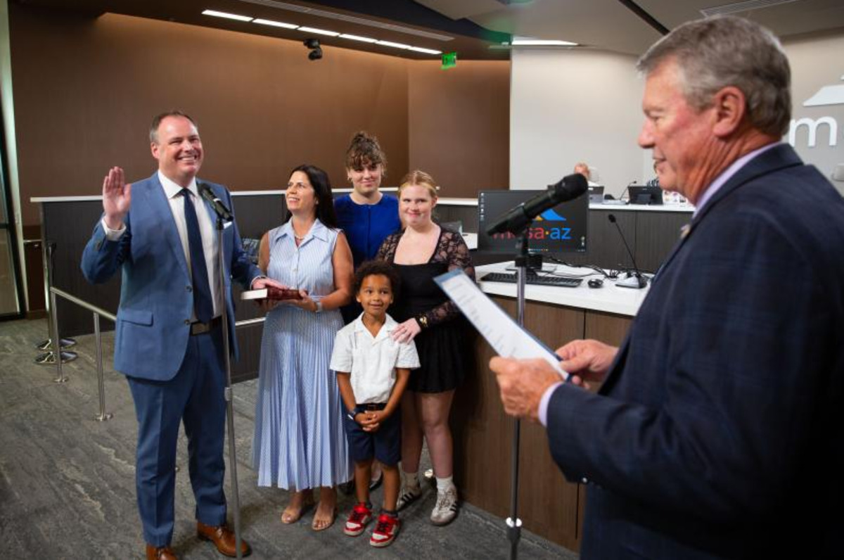 Scott J. Butler Sworn in as Mesa City Manager, Pledges Innovation and