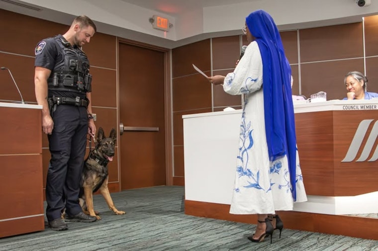 St. Louis Park Police Swear In New K9 Officer Rolo to Enhance Safety