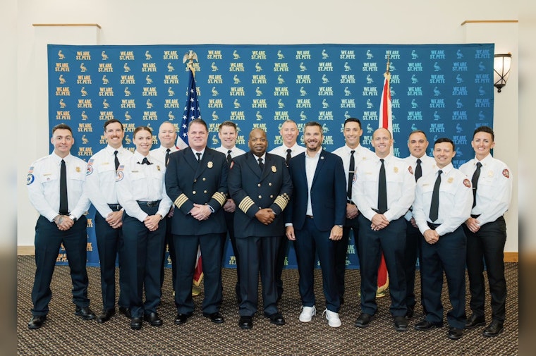 St. Petersburg Fire Rescue Celebrates Promotion of 12 Personnel,