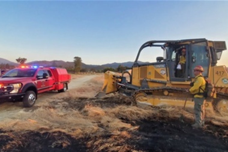 Swift Multi-Agency Response Contains Brushfire Near Phoenix, Oregon,