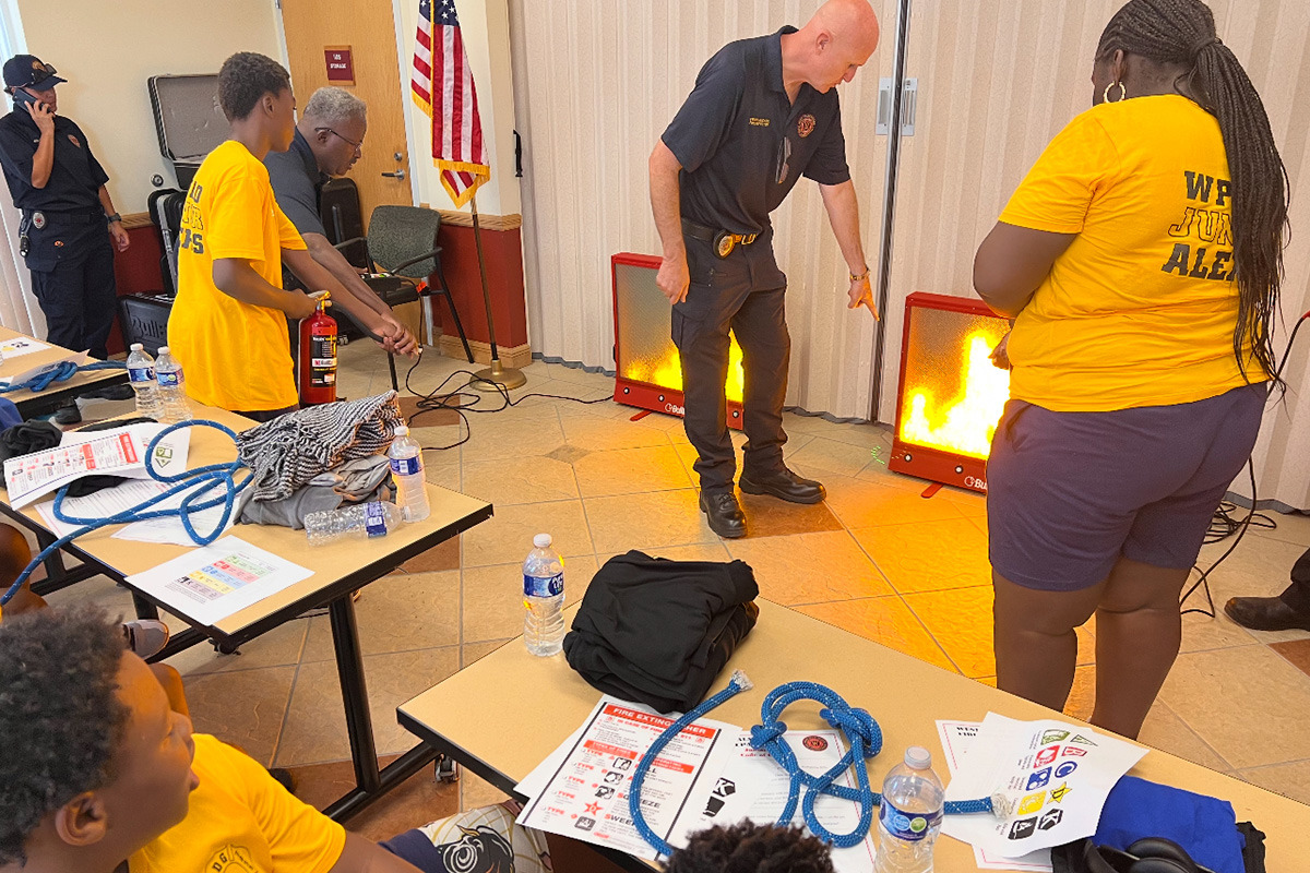 West Palm Beach Youth Firefighting Program Ignites Second Year of