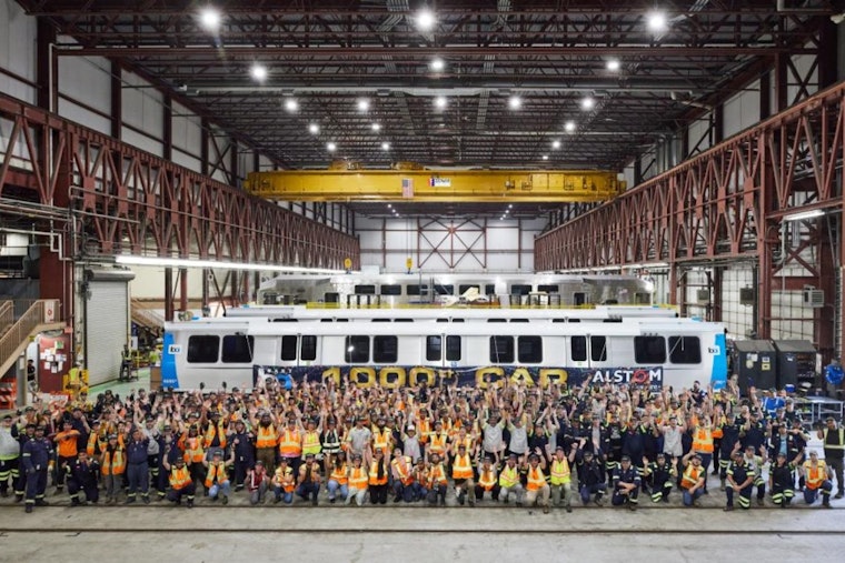 VIDEO: BART's Fleet of the Future Hits Milestone with 1000th Train Car
