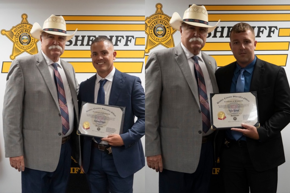 Butler County Sheriff's Office Celebrates Promotions and Heroism