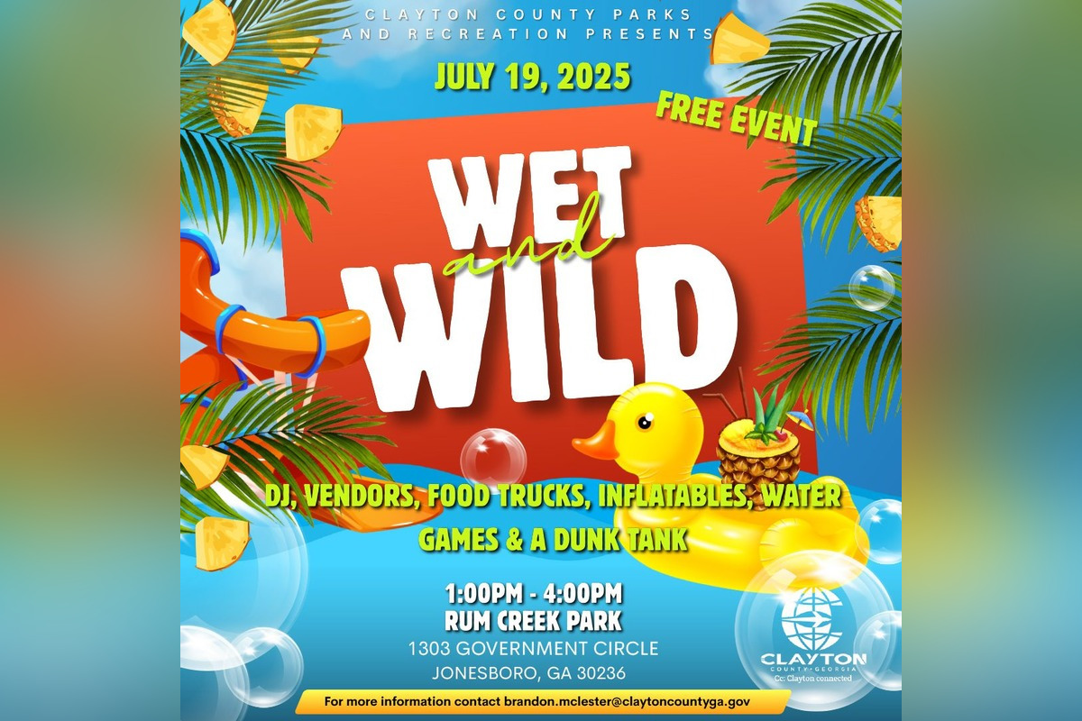 Clayton County to Host Free 'July Is… Wet & Wild' Event with Water