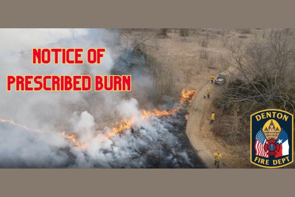 Denton Fire Department Announces Controlled Burns to Boost Prairie