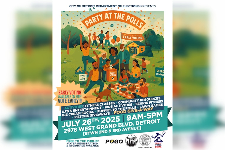 Detroit City Clerk Hosts ‘Block Party for Democracy’ to Boost Early