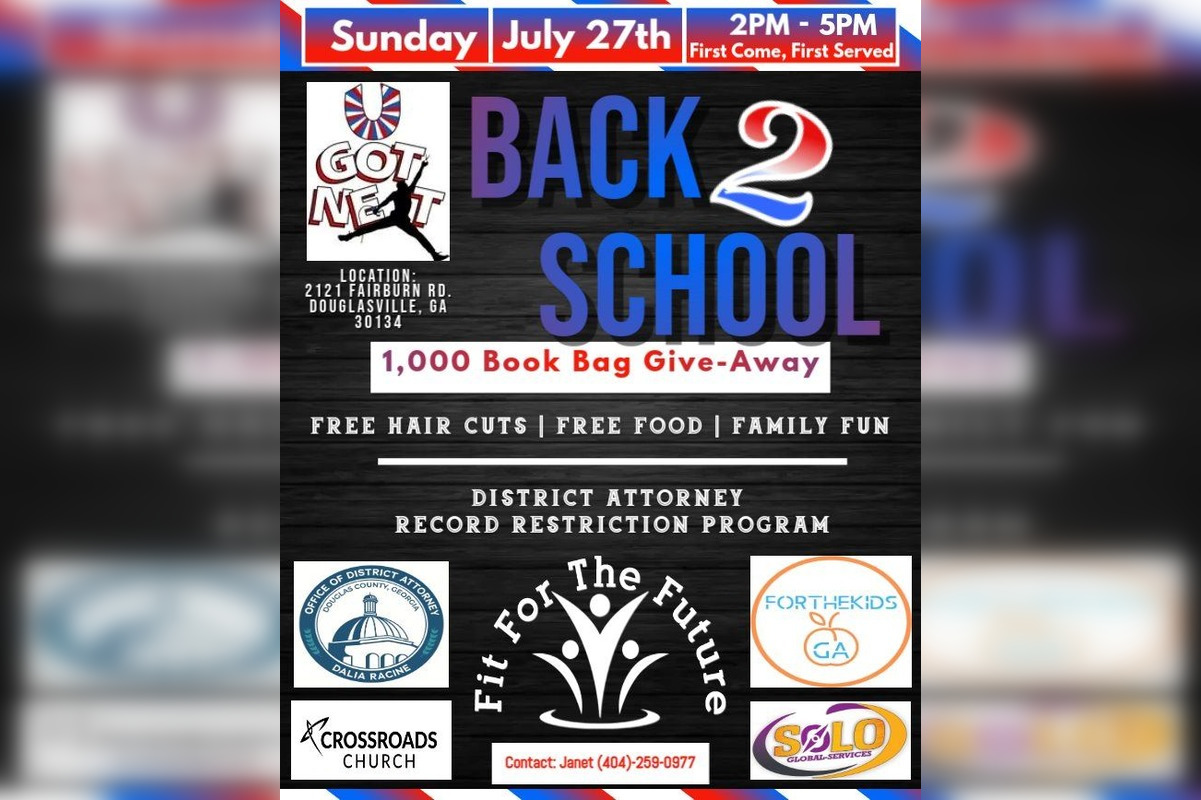 Douglas County's Annual Back 2 School Drive Gears Up to Support