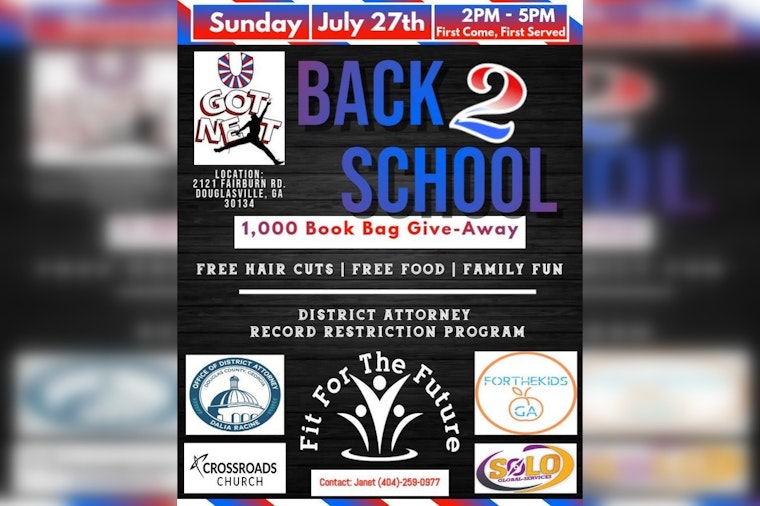 Douglas County's Annual Back 2 School Drive Gears Up to Support