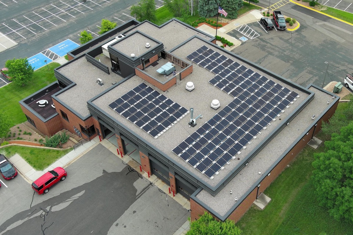Eden Prairie Fire Station #1 Goes Green with New Solar Array as Part