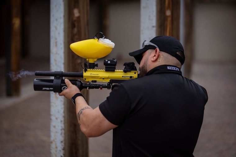 El Paso County Sheriff's Office Considers Non-Lethal PepperBall Tech