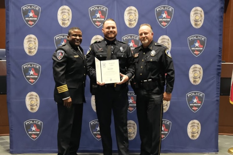 Euless Police Officer Awarded Medal of Valor for Off-Duty Rescue