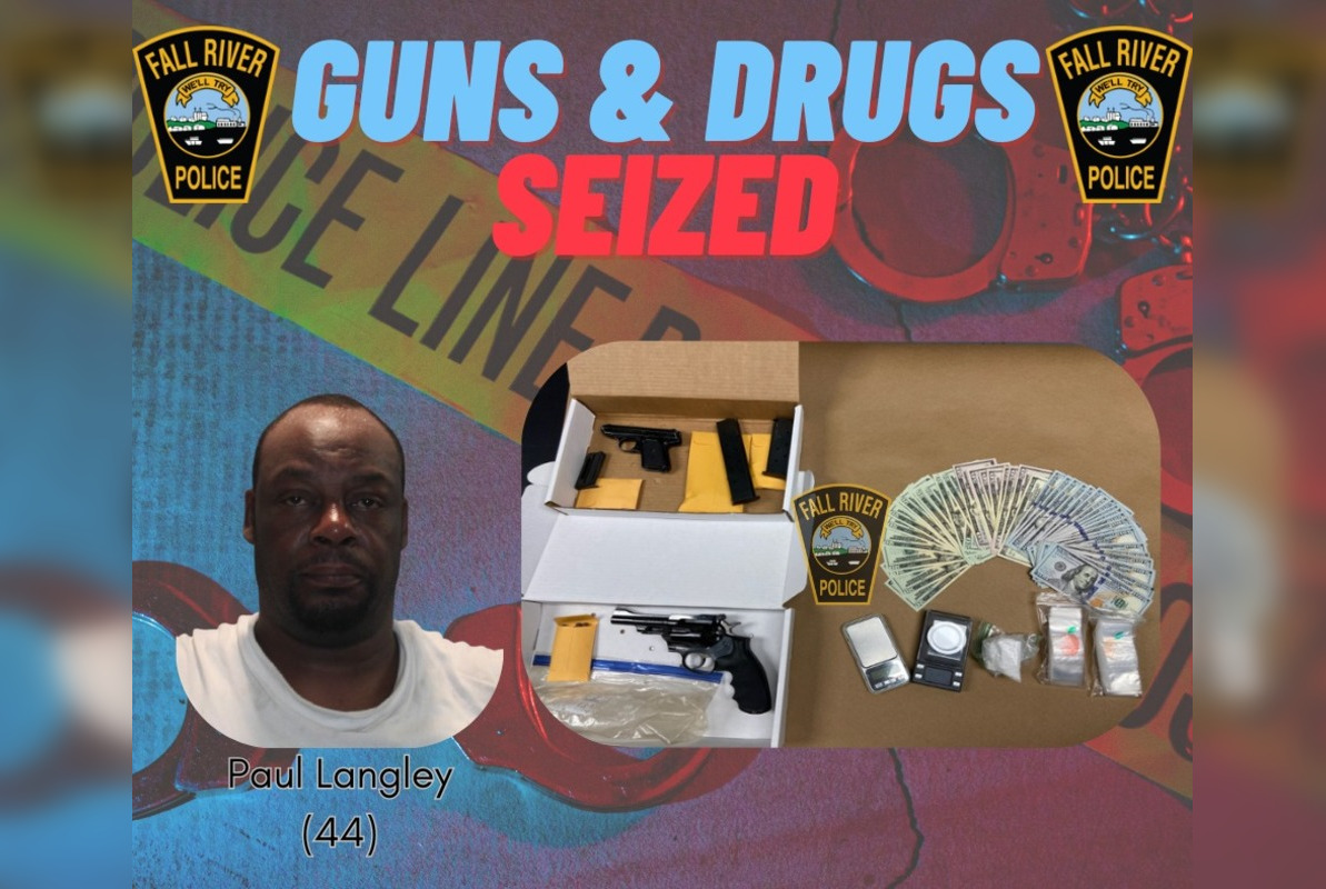 Fall River Police Seize Weapons and Drugs, Arrest 44-Year-Old Paul