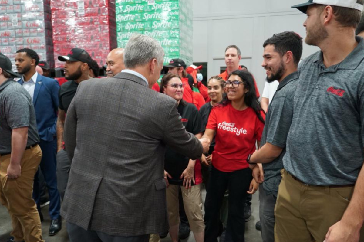Governor Josh Stein Visits Coca-Cola Consolidated Facility in
