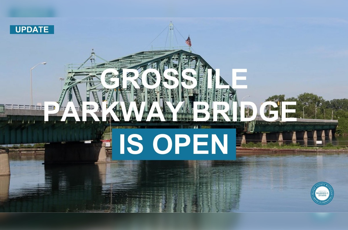 Grosse Ile Parkway Bridge Reopens with New 25 MPH Speed Limit After