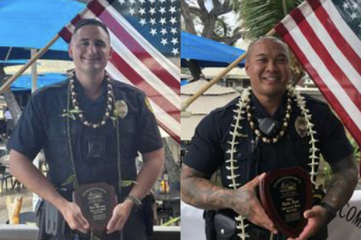 Hawai‘i Police Officers Murray, Fujii, and Stender Recognized for