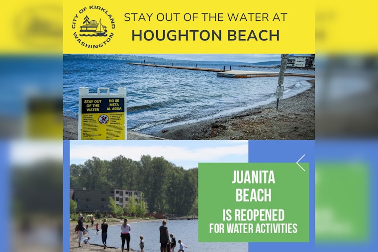 Health Officials Issue Swim Advisory for Houghton Beach in Kirkland