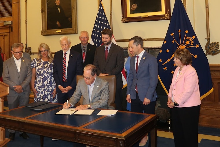 Indiana Governor Mike Braun and Rep. Behning Spearhead Education