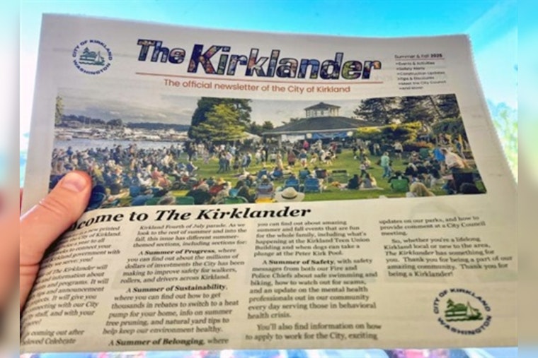 Kirkland Unveils 'The Kirklander' Newsletter to Keep Residents