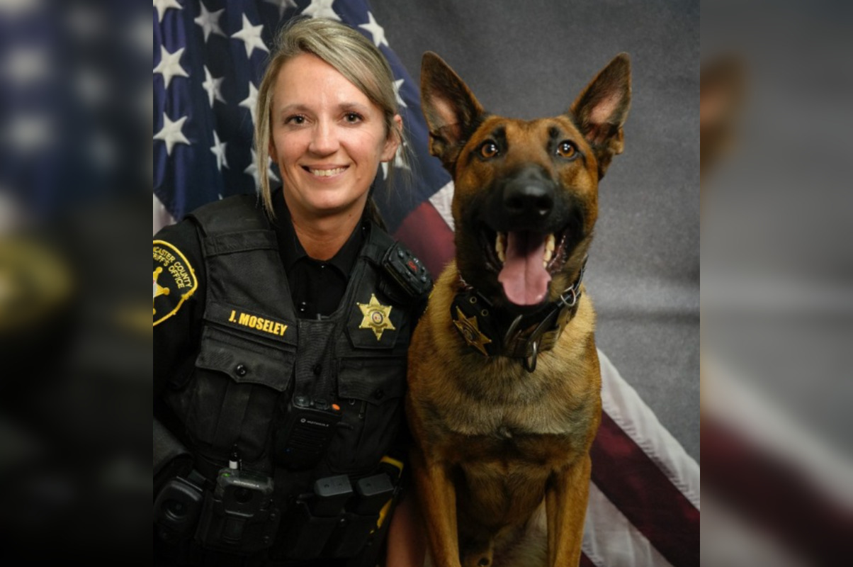 Lancaster County Sheriff's Office Celebrates Deputy Moseley and K-9