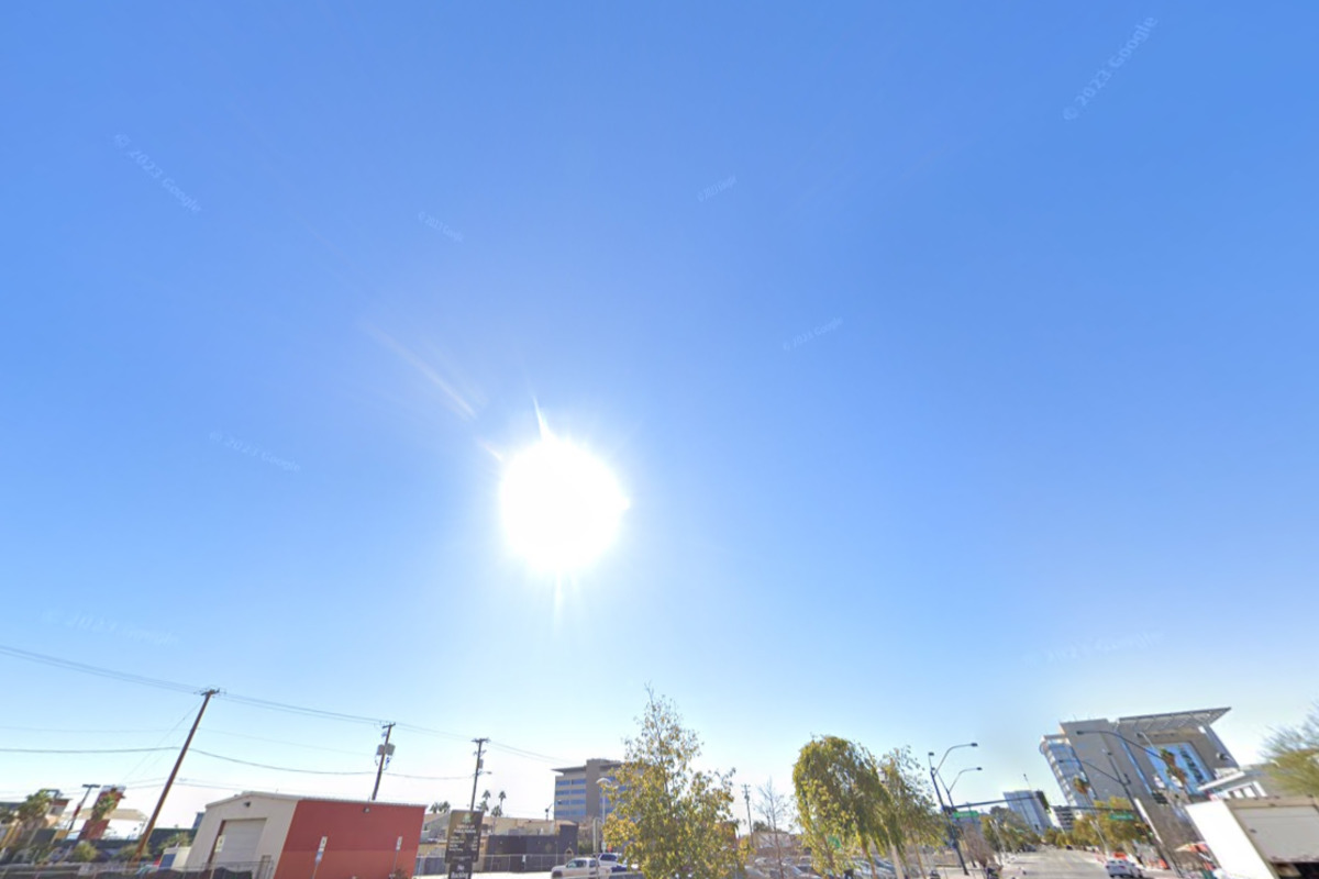 Las Vegas Heat Wave Persists with Hazy Skies as Nearby Madre Fire