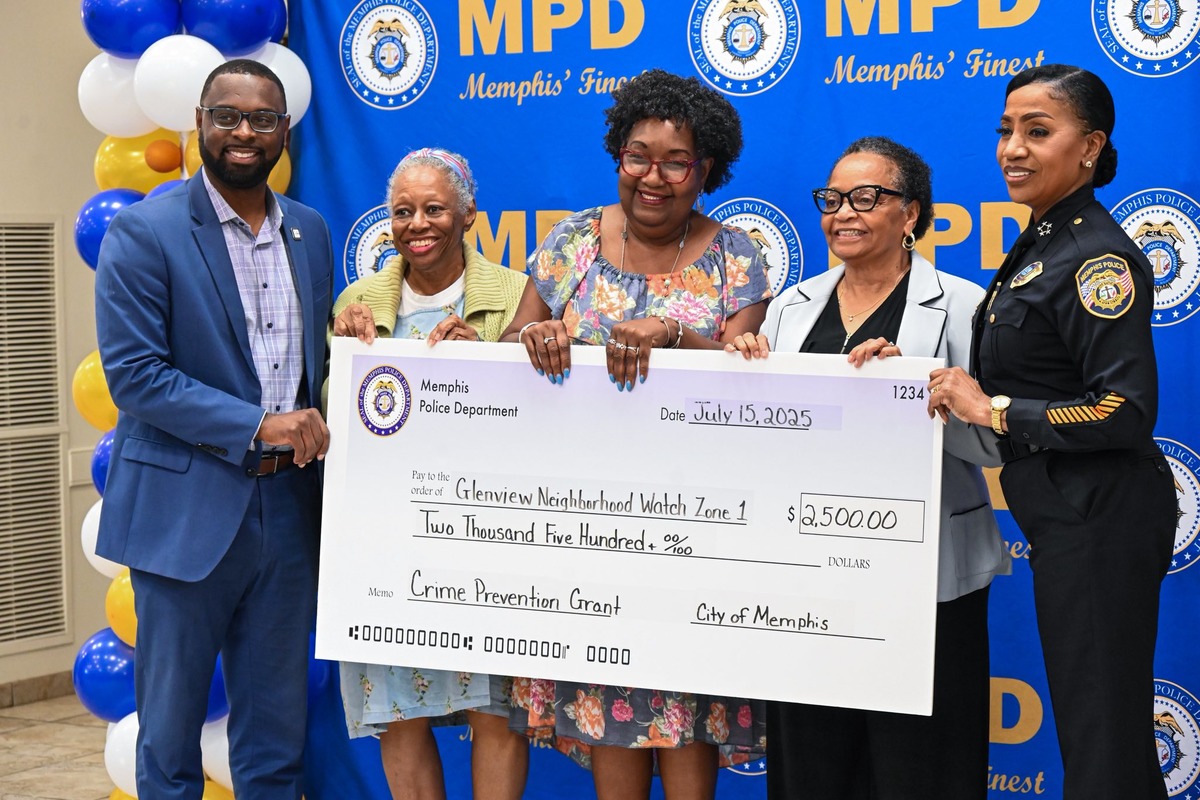 Memphis Police Department Awards Over $54,000 in Grants to Local