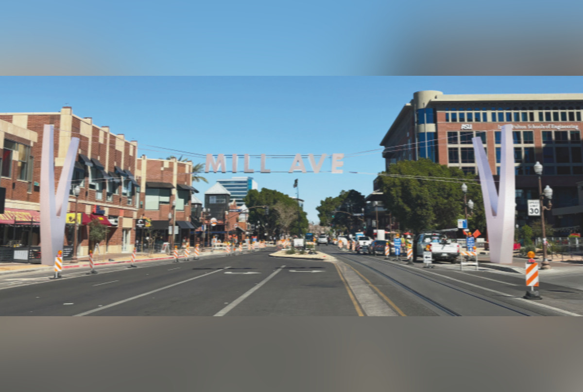 Mill Avenue Closure in Downtown Tempe Set for Gateway Sign