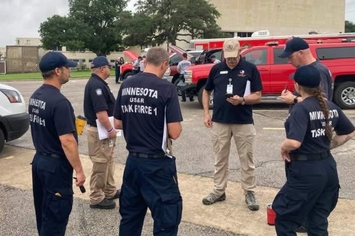 Minnesota Task Force 1 Joins Search Efforts in Flood-Stricken Central