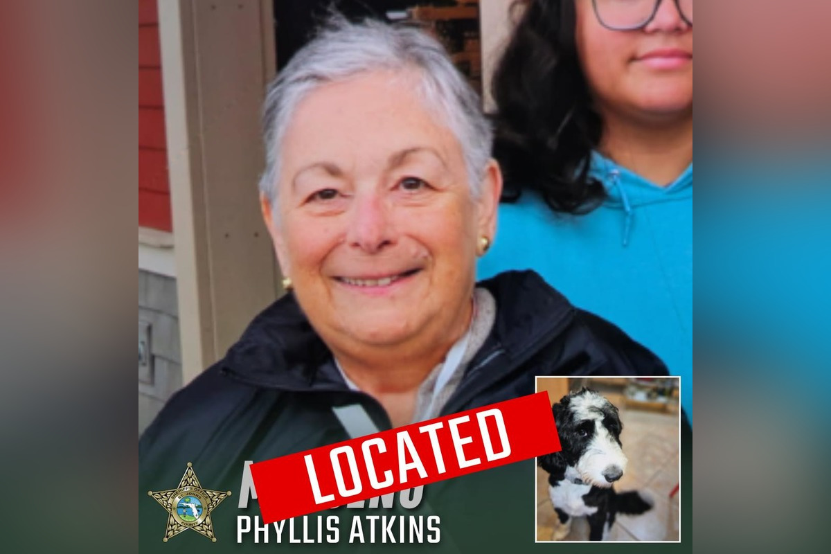 Missing 79-Year-Old Phyllis Atkins Found Safe in St. Johns County