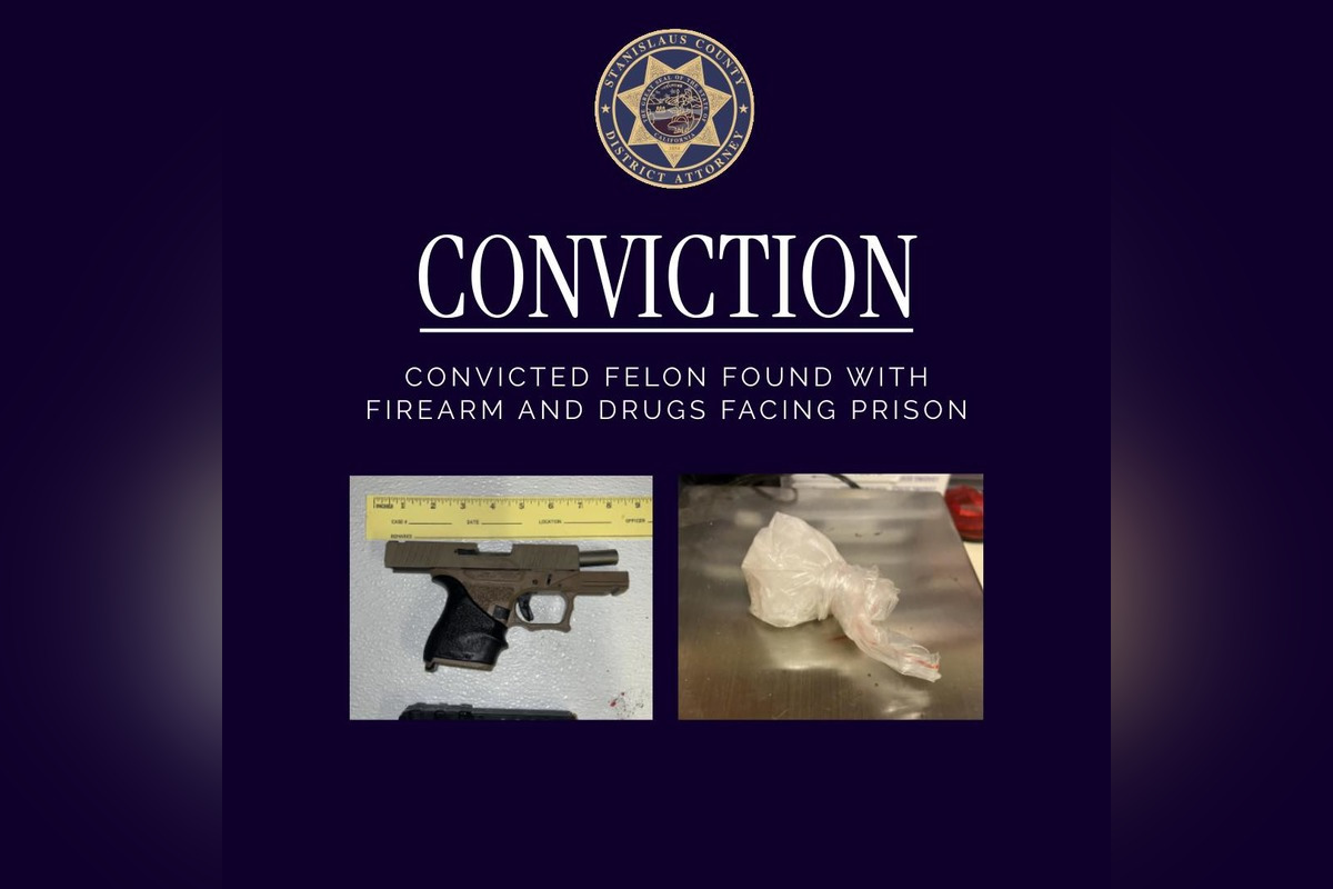 Modesto Man Convicted for Illegal Firearm and Methamphetamine