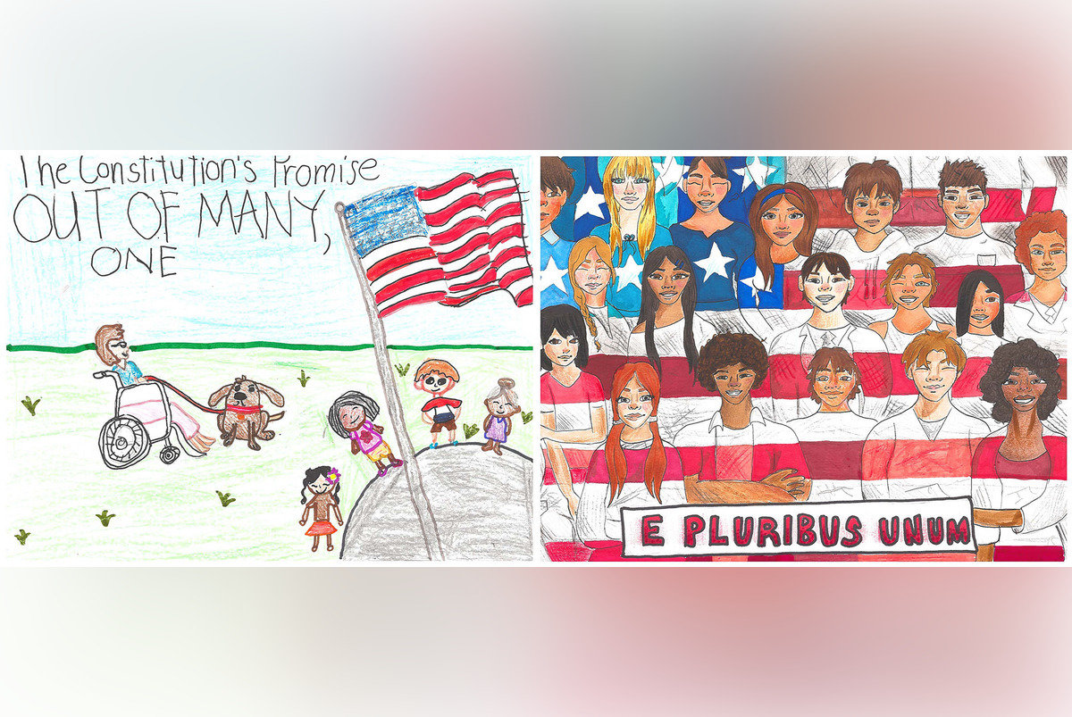 Oʻahu's Young Artists Shine in First Circuit Court's Law Day Art