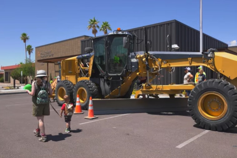 Pinal County Public Works Hosts Touch-A-Truck Event for Families in