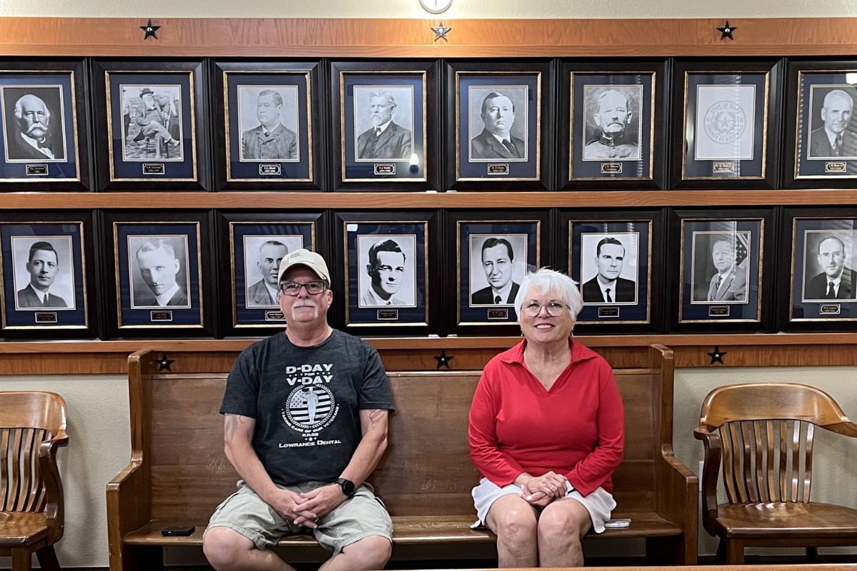 Rockwall County Courthouse Restores Historic Judges' Portraits, Search