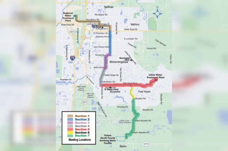South Hillsborough Braces for Road Closures Amid New 26-Mile Pipeline