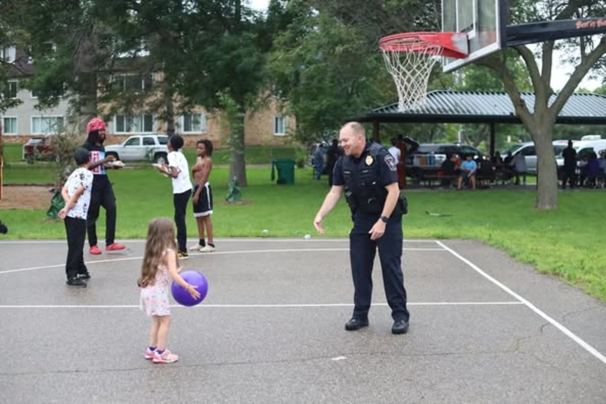 St. Louis Park Police Host 'Basketball in the Park' to Forge Community