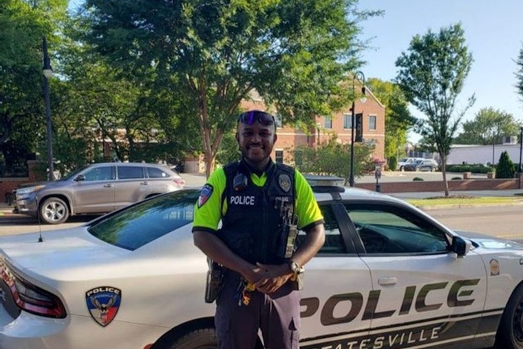 Statesville Police Champion National Roadside Traffic Safety Month