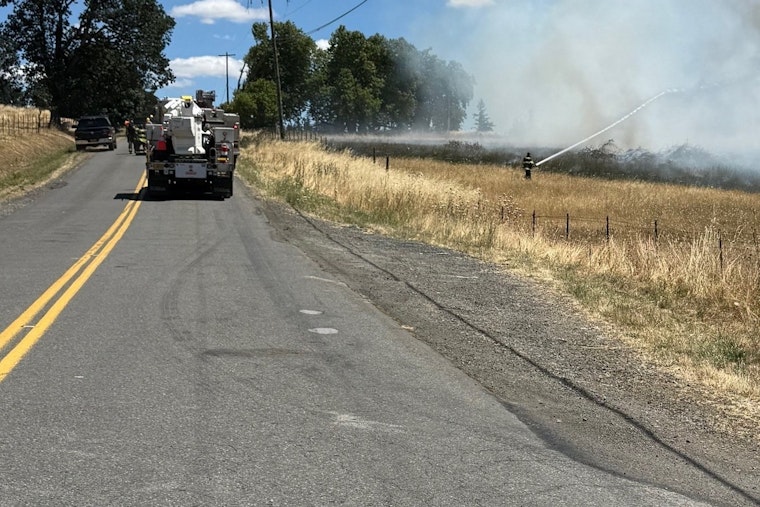Turner Road Fire Prompts Level 3 Evacuations Near Salem After Crash