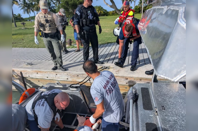 U.S. Coast Guard Heroically Rescues Man Injured by Boat Propeller Near