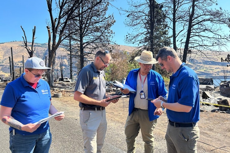 Wasco County Teams Up with Emergency and SBA Officials to Assess