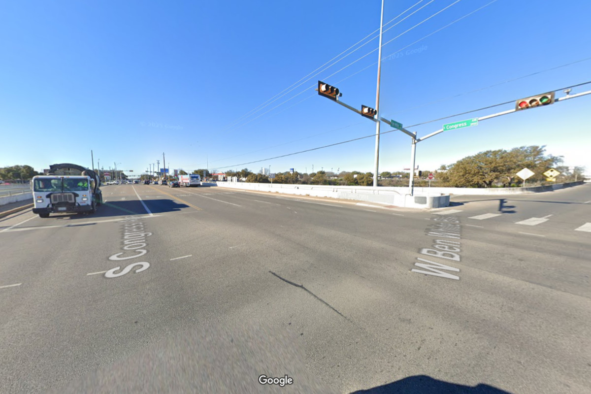 Austin Traffic Restored at South Congress and E. Ben White Blvd