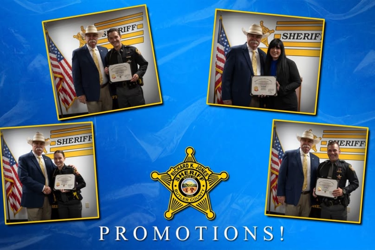 Butler County Sheriff's Office Announces Key Promotions, Strengthening