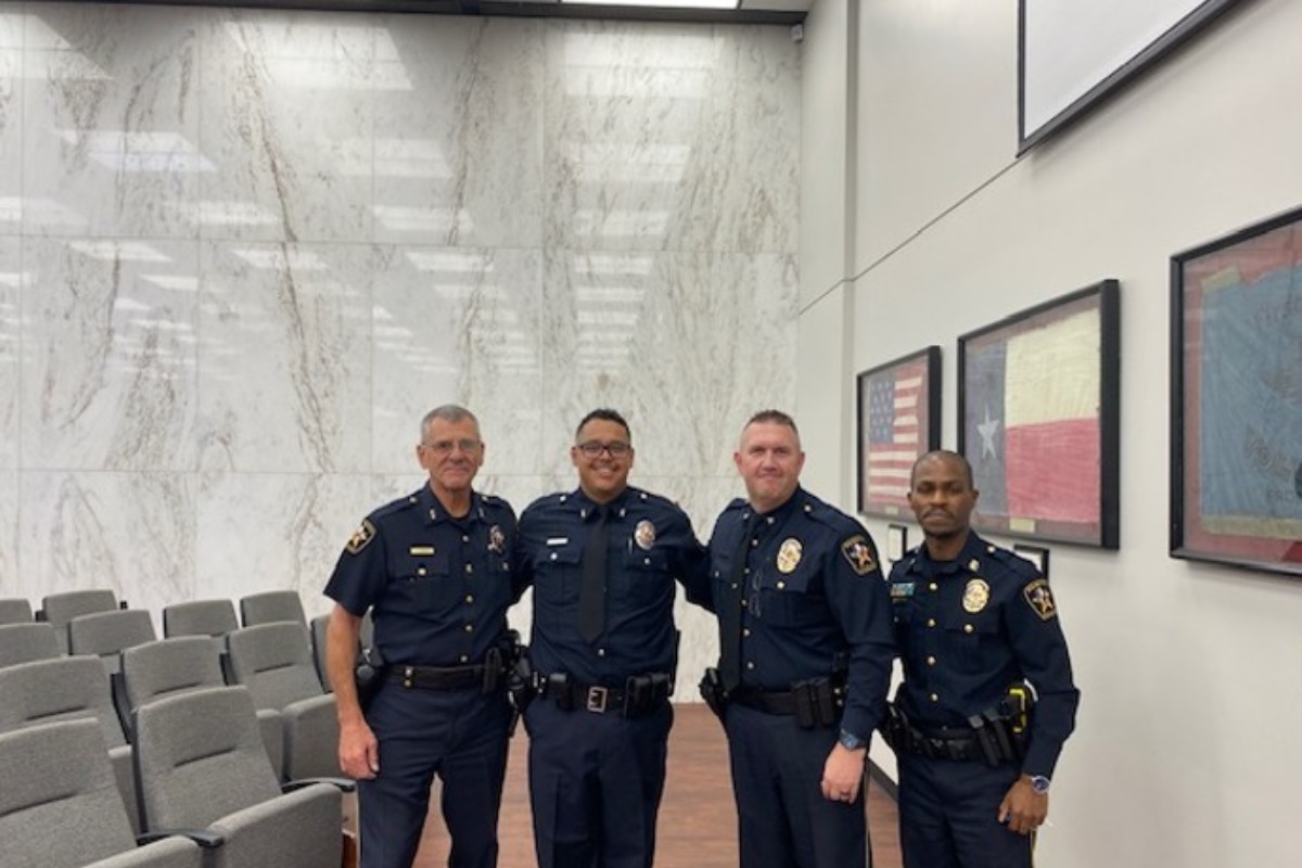 DeSoto Police Department Celebrates Graduation of Officers White and