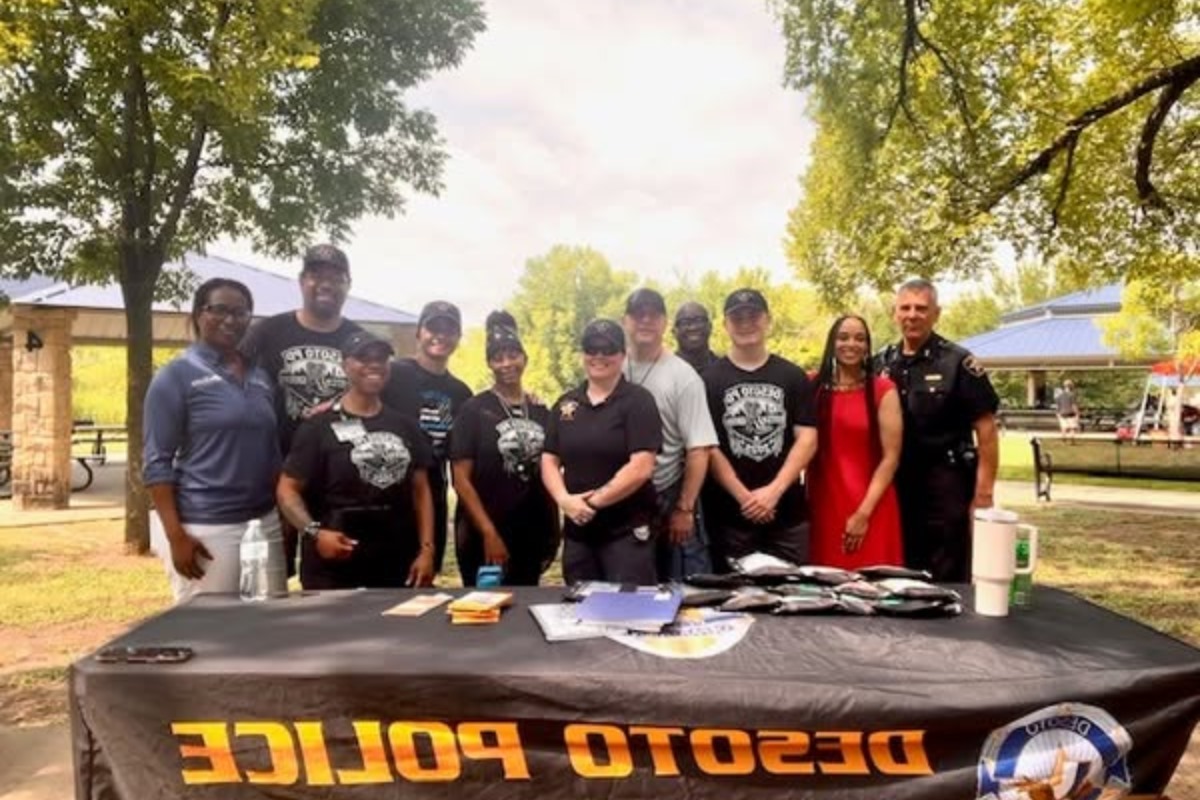 DeSoto Police Department Equips Over 200 Children with School Supplies