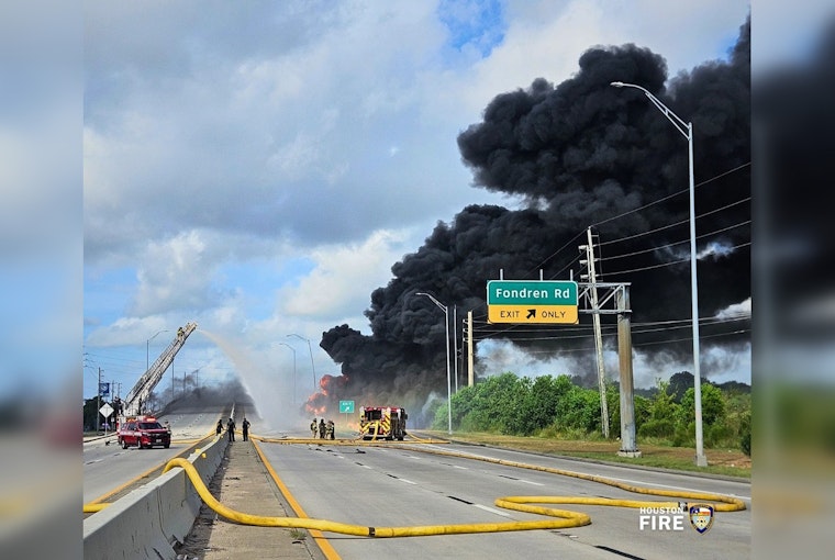 Driver Perishes as Tanker Truck Ignites on Highway 90 in Southwest