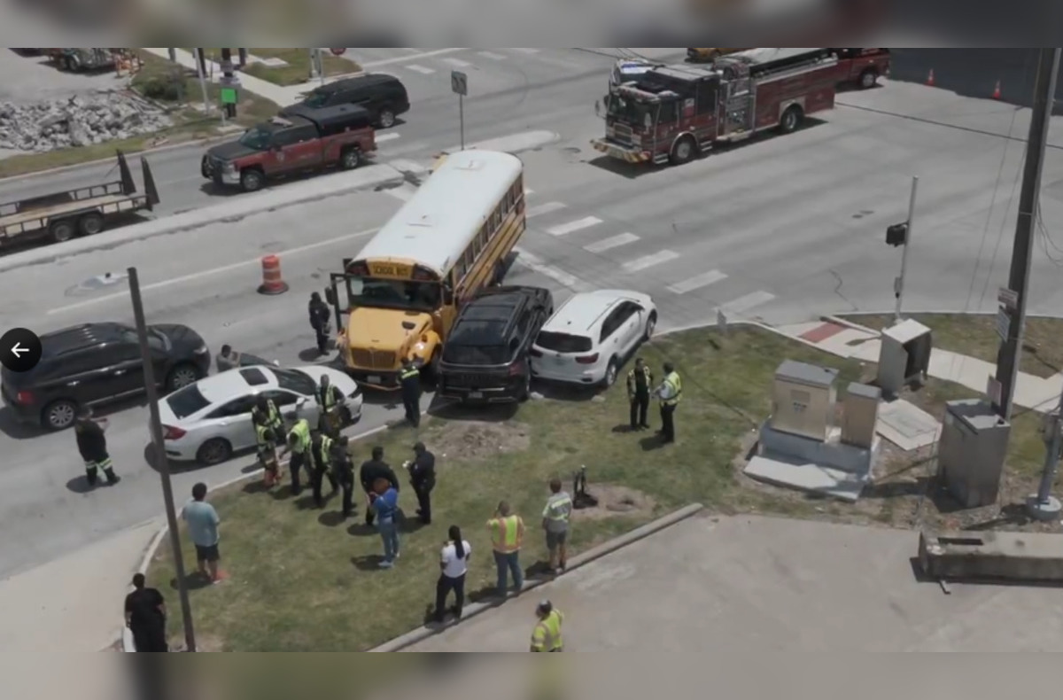 Humble ISD School Bus Involved in Multi-Vehicle Crash in Atascocita,