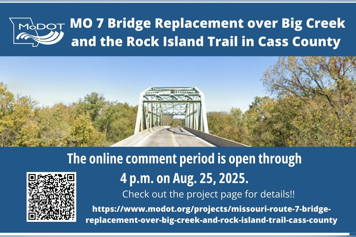 Last Chance for Public Input on Missouri Route 7 Bridge Replacement in